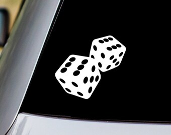 Dice Die Decal Vinyl Decal/sticker for Laptop/car/truck/rv/motorhome ...