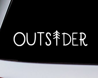 Outsider Nature Vinyl Decal Sticker for Car, Truck, RV, Campervan ...