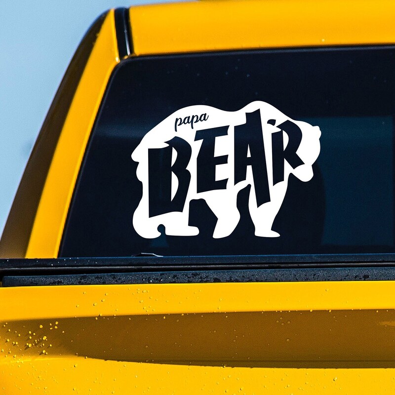 Papa Bear Sticker - Etsy