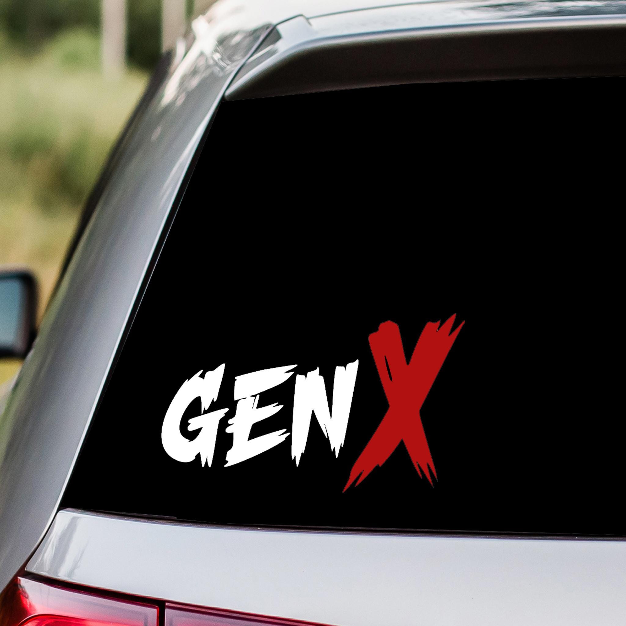 Gen X Grunge Vinyl Decal Sticker - Etsy