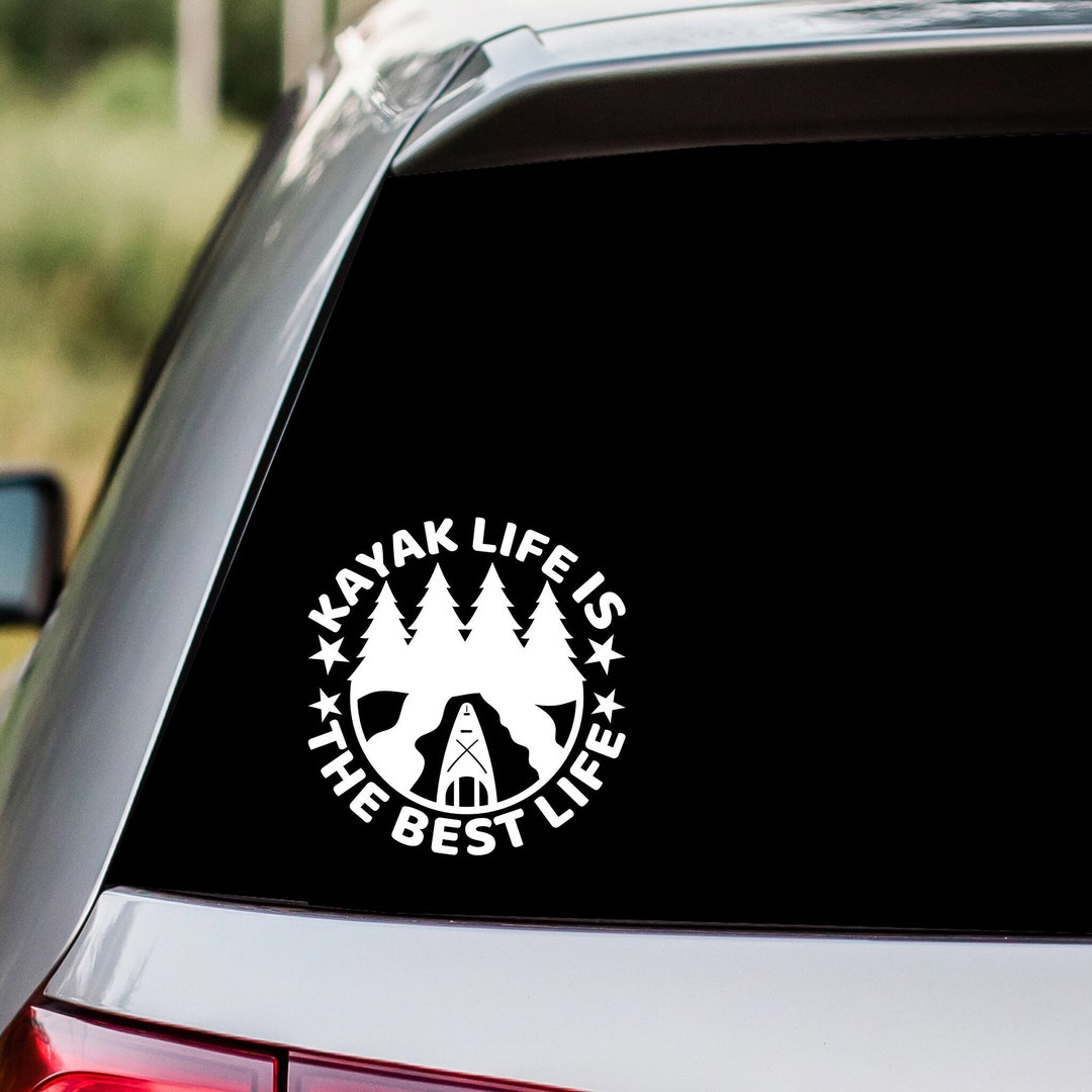 Kayak Life Vinyl Decal Sticker - Etsy