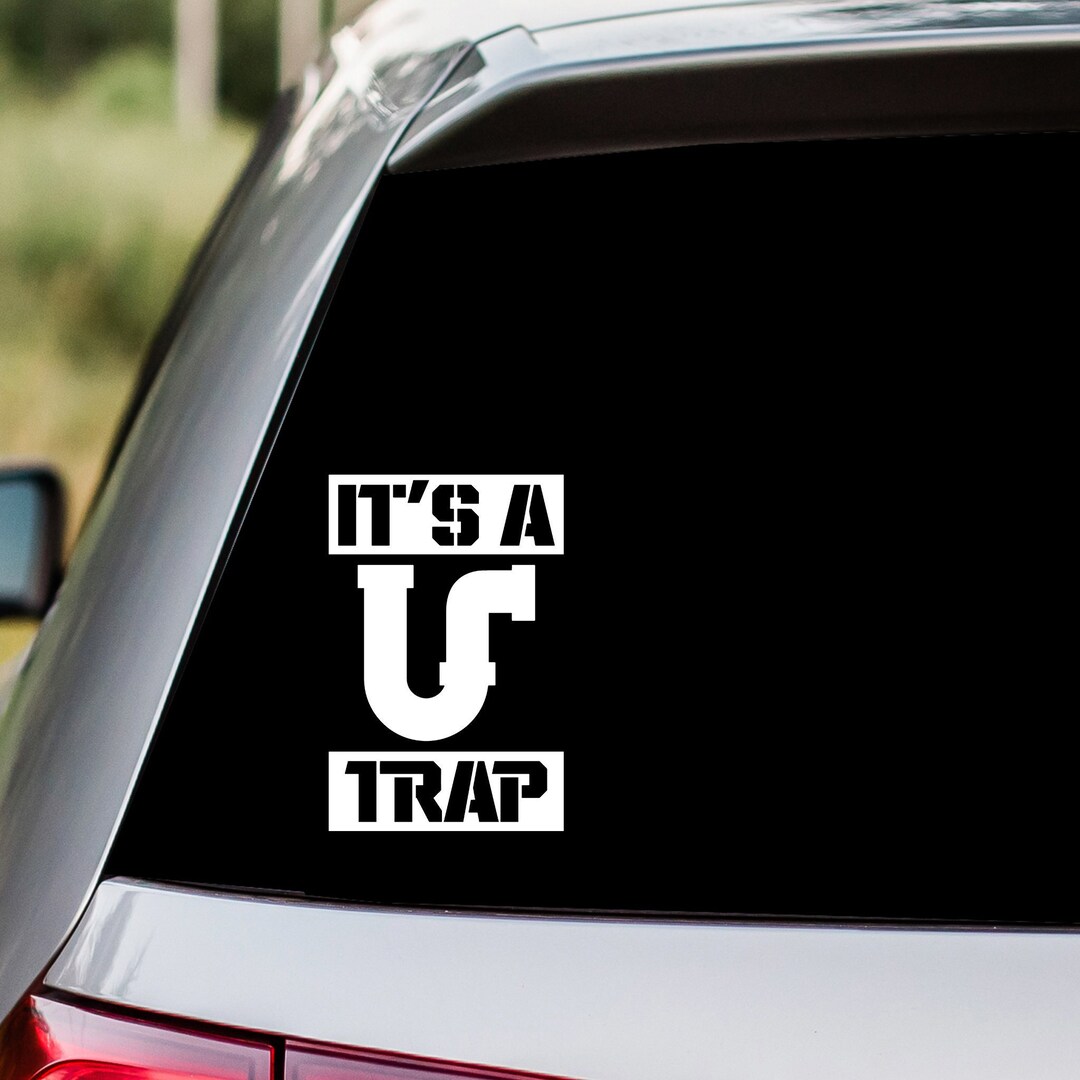 It's a Trap, Plumber Vinyl Decal Sticker - Etsy
