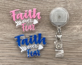 Faith Over Fear Pin - Etsy