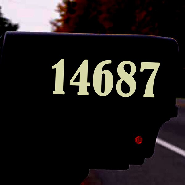 Reflective Numbers - Etsy