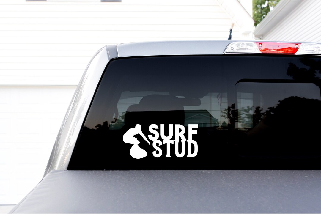 Surf Stud Vinyl Decal Sticker - Etsy