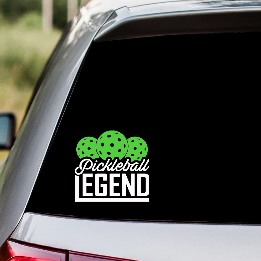Pickleball Legend Vinyl Decal Sticker - Etsy