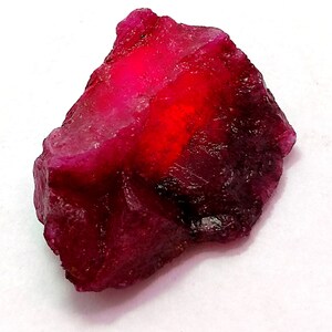 Natural Bixbite Red Beryl Crystal Raw Rough Loose Gemstone Genuine Red ...