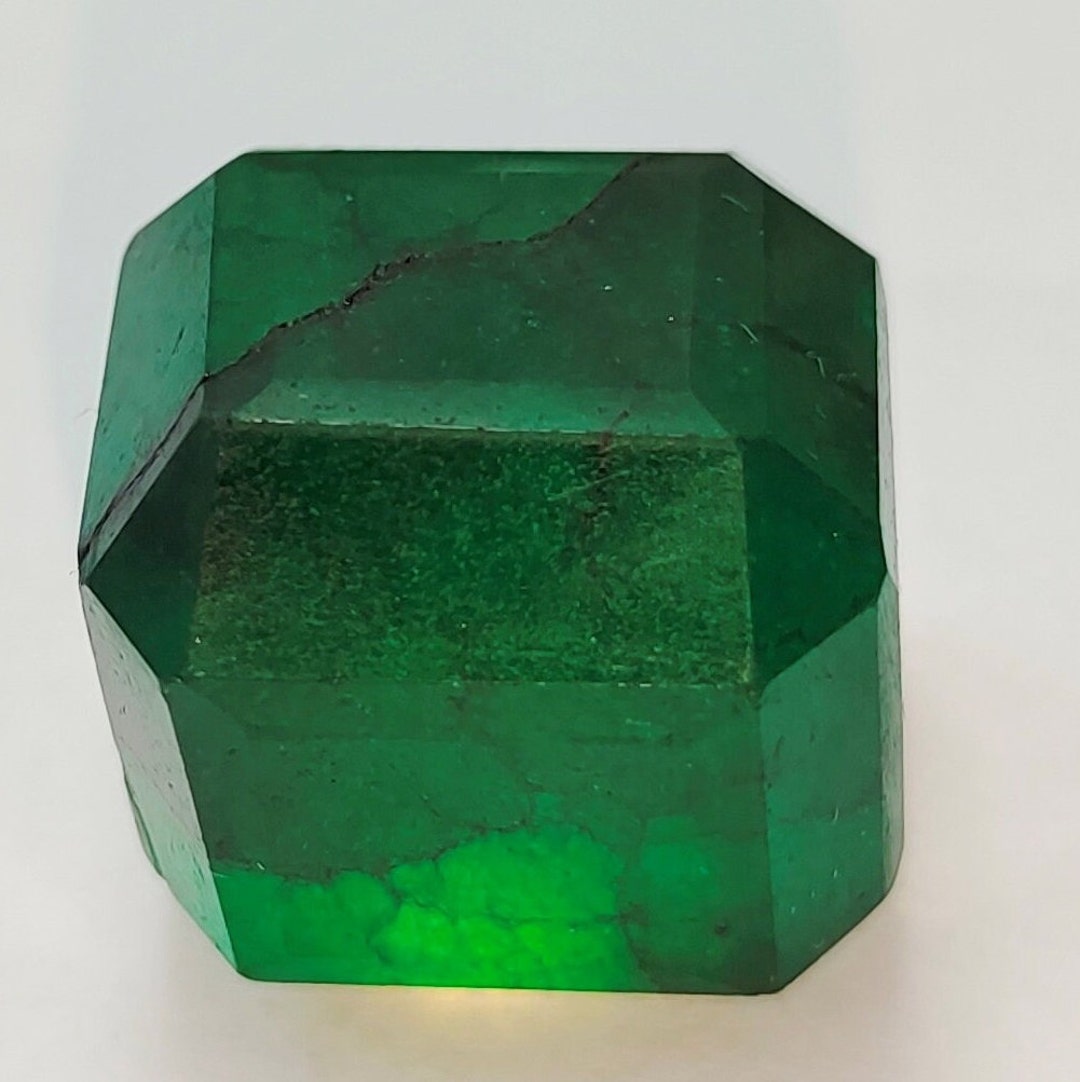 Natural Green Beryl trapiche Cube Shape Loose Gemstone - Etsy