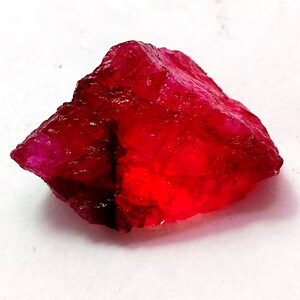 Natural Bixbite Red Beryl Crystal Raw Rough Loose Gemstone Genuine Red ...