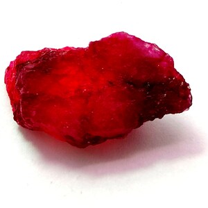 Natural Bixbite Red Beryl Crystal Raw Rough Loose Gemstone Genuine Red ...