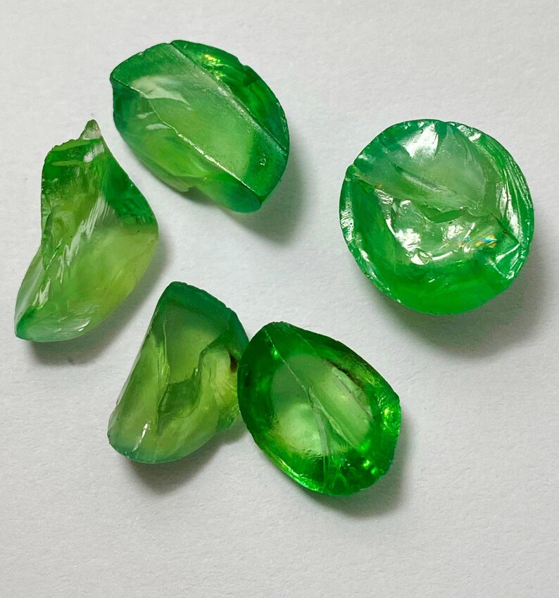 Natural Tsavorite Garnet Rough Gemstone Lot - Green Uncut, India (5 Pcs) T77-3 - Etsy