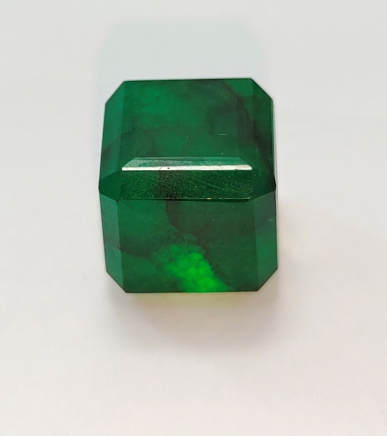 Natural Green Beryl trapiche Cube Shape Loose Gemstone - Etsy