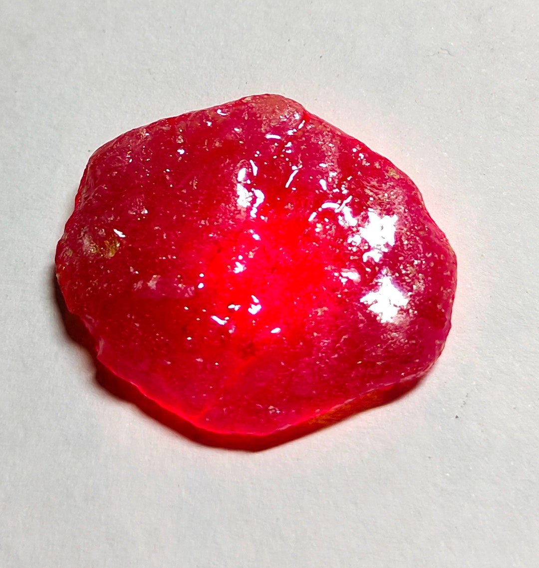 Natural African Red Ruby Rough Gemstone - Loose Ruby W22-1 - Etsy