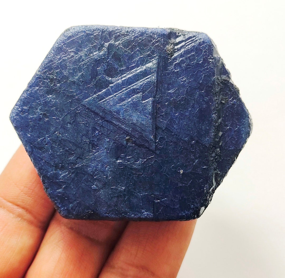 Natural African Blue Sapphire Rough Gemstone K11-1 - Etsy