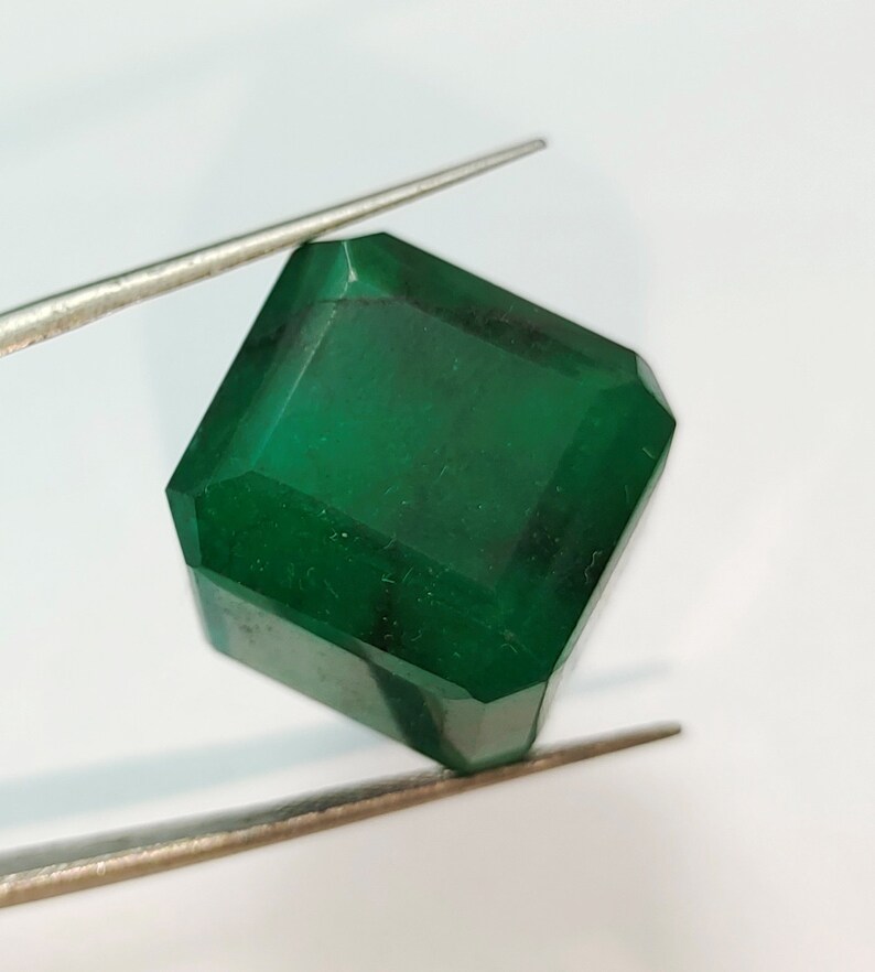 Natural Green Beryl trapiche Cube Shape Loose Gemstone - Etsy