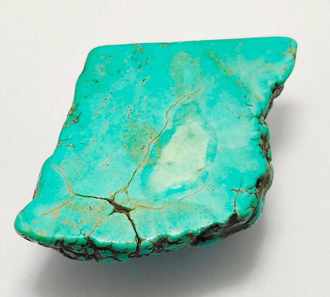 Natural Blue Turquoise Slab Polish Rough Loose Gemstone M22-3 - Etsy