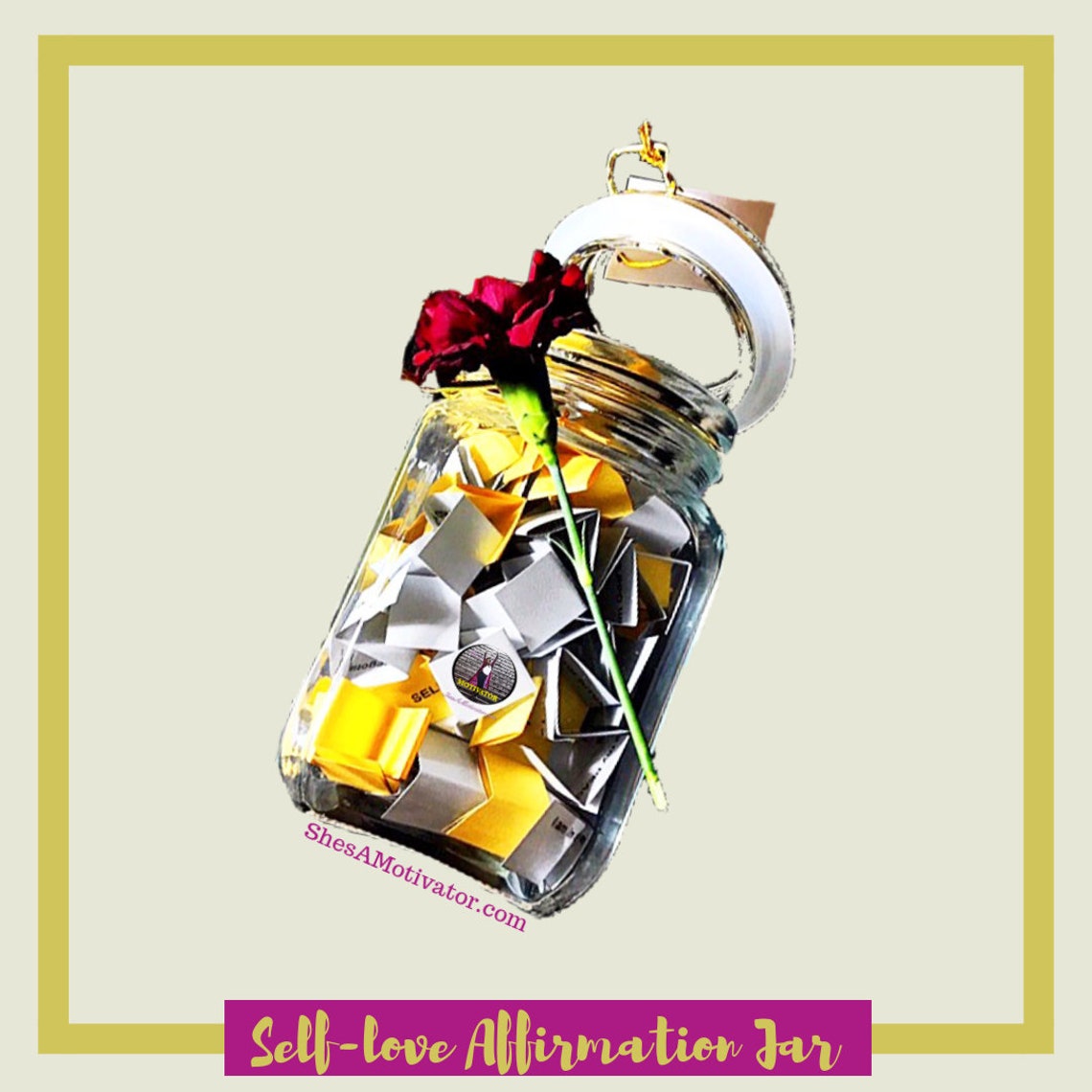 Self-love Affirmation Jar inspiration Jar, Prayer Jar, Blessing Jar ...