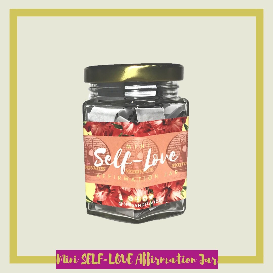 Self-love Affirmation Jar (inspiration Jar, Prayer Jar, Blessing Jar ...