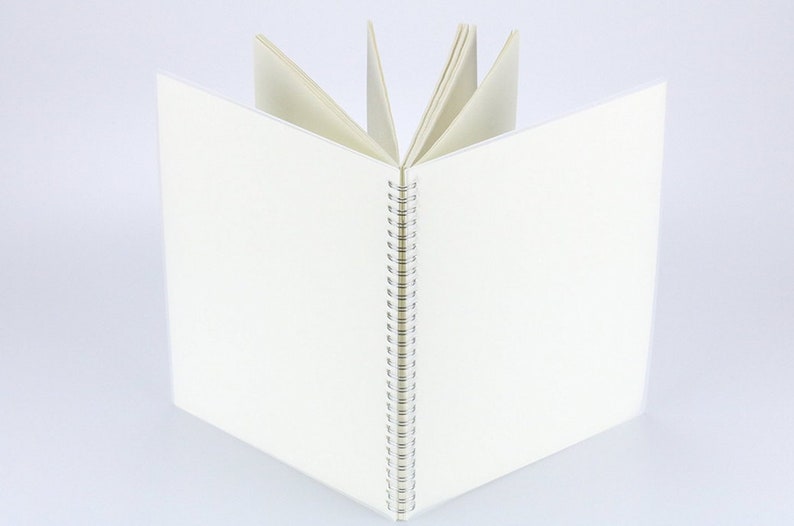 Miliko Transparent Hardcover A5 Size Wirebound Notebook dot - Etsy ...