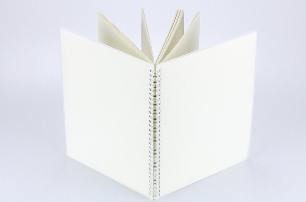 Miliko Transparent Hardcover A5 Size Wirebound Notebook dot - Etsy ...
