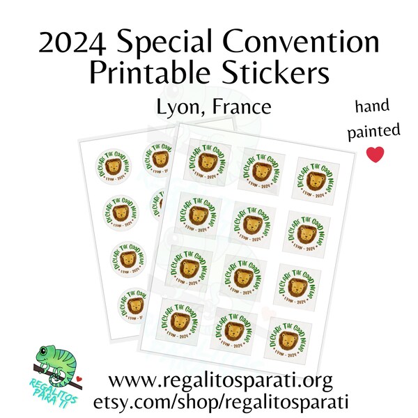 Lyon Special Convention Stickers - Etsy