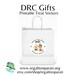 Disaster Relief DRC Gift Treat Label Instant Download Jw Printables ...