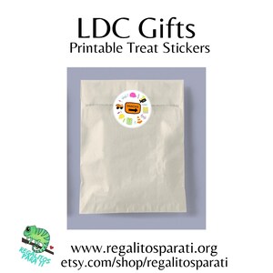 LDC Gift Treat Label Bundle - JW Cupcake Topper Download- Ldc Printable ...