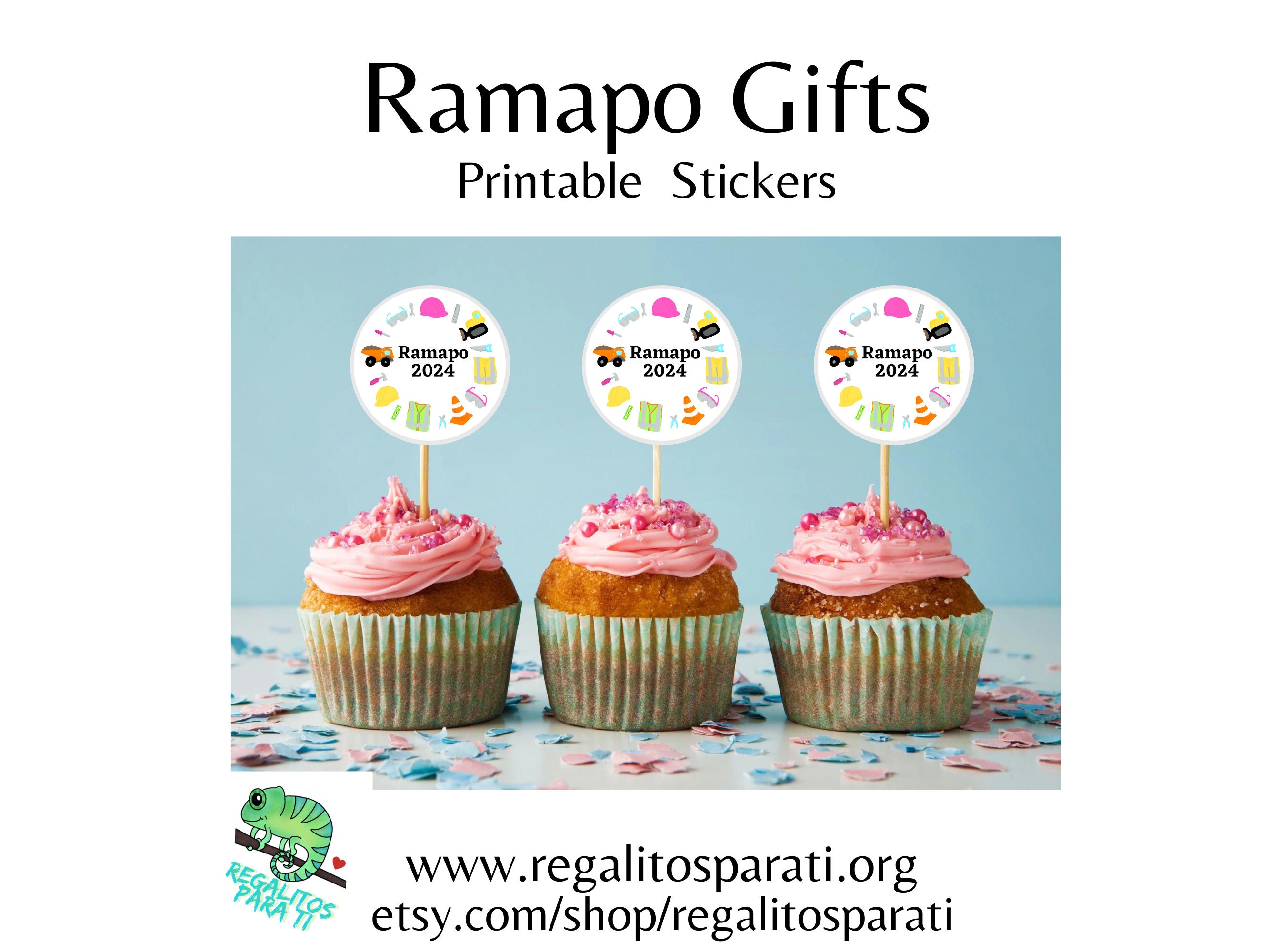 Ramapo Stickers JW Cupcake Topper Download- Ldc Printable Stickers ...