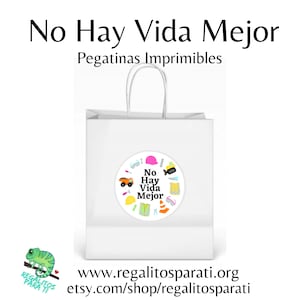 SPANISH No Hay Vida Mejor Pegatinas Imprimibles Best Life Ever LDC Jw ...