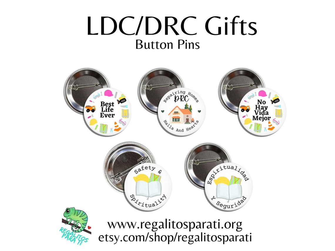 LDC Best Life Ever Pins Pack of 10, 25, 50, or Bulk 100-500 DRC JW Pins ...