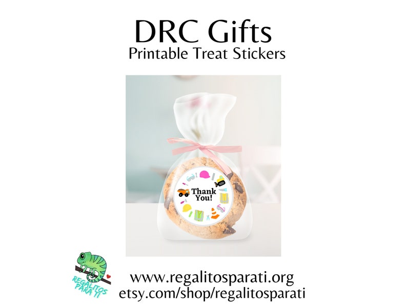 DRC Gifts Treat Label Bundle JW Cupcake Topper Download Ldc - Etsy