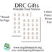 Disaster Relief DRC Gift Treat Label Instant Download Jw Printables ...