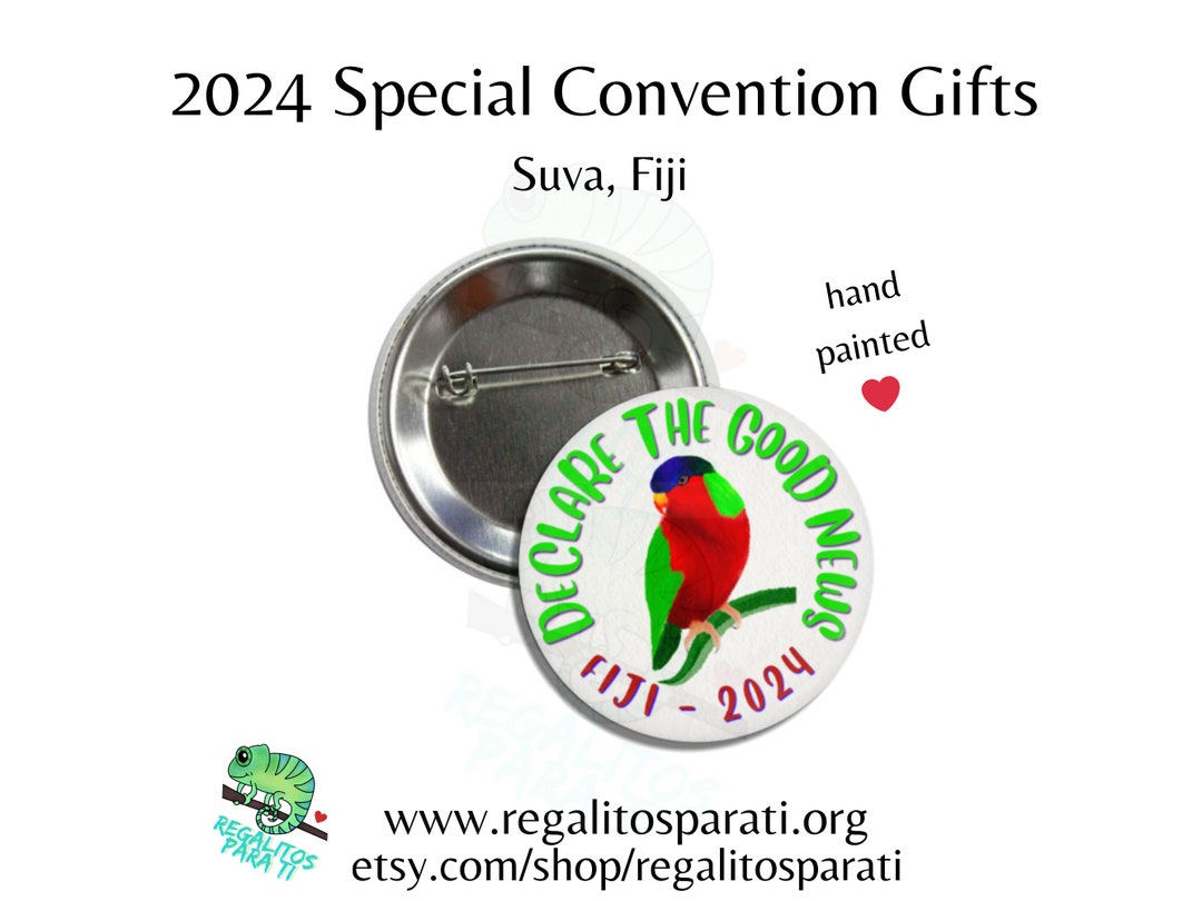 Suva, Fiji JW Special Convention Gifts Hand Painted Collared Lory ...