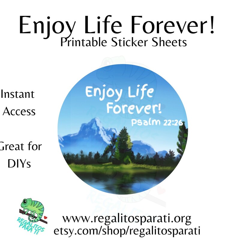 Enjoy Life Forever - Etsy