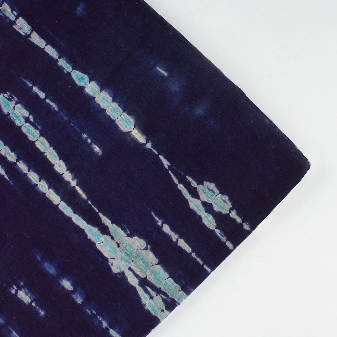 Blue Tie Dye Soft Light Weight Cotton Light Weight Fabric Women's ...
