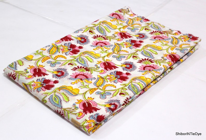 Organic Cotton Fabric GOTS Certified Pure Cotton Fabric Hand | Etsy