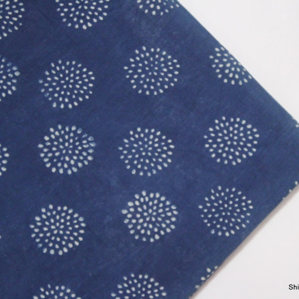 Indigo Blue Fabric - Etsy
