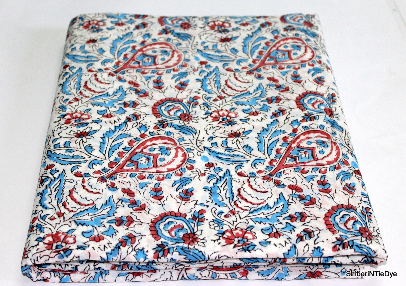 Fabric Cotton by the Yard Fabric Block Printed Fabric Indian - Etsy