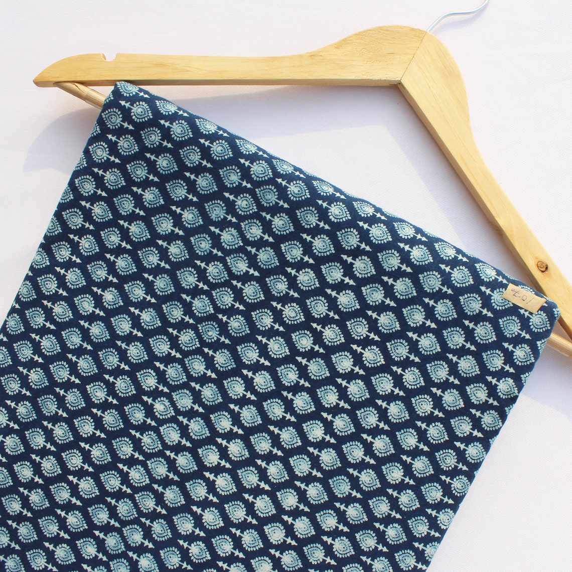 Indigo Fabric by the Yard Indian Hand Block Printed Cotton - Etsy