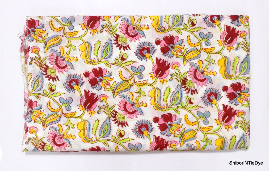 Organic Cotton Fabric GOTS Certified Pure Cotton Fabric Hand | Etsy