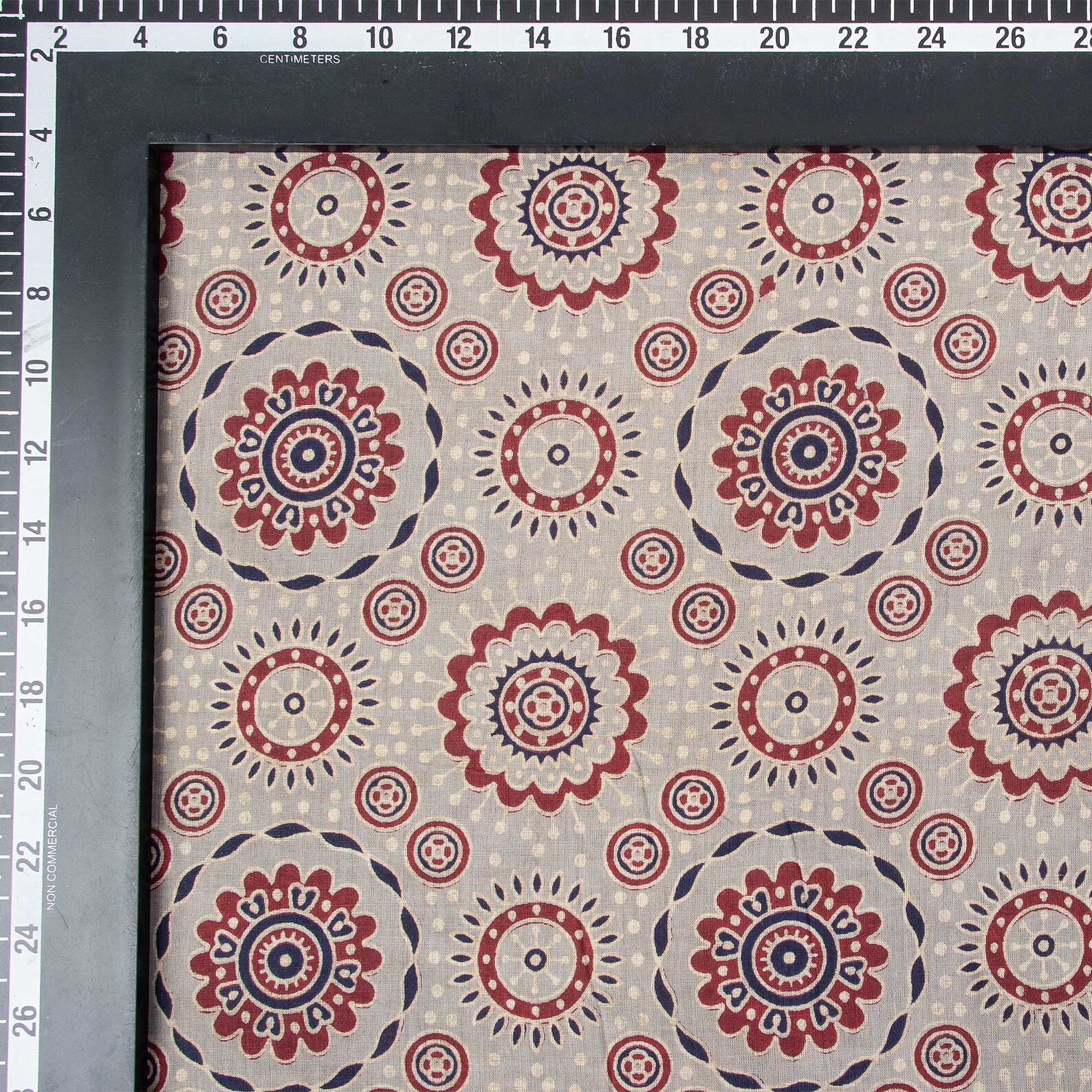 Grey Ajrakh Print Cotton Fabric Women Dress Fabric Block Printed ...