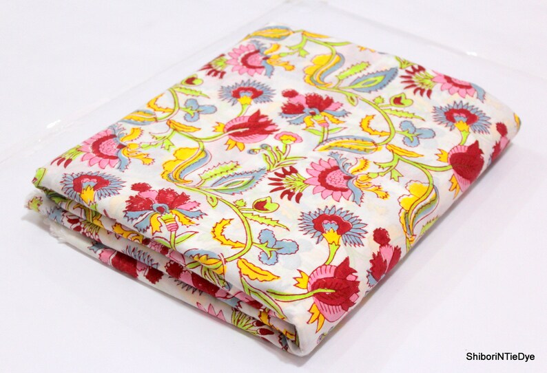 Organic Cotton Fabric GOTS Certified Pure Cotton Fabric Hand | Etsy