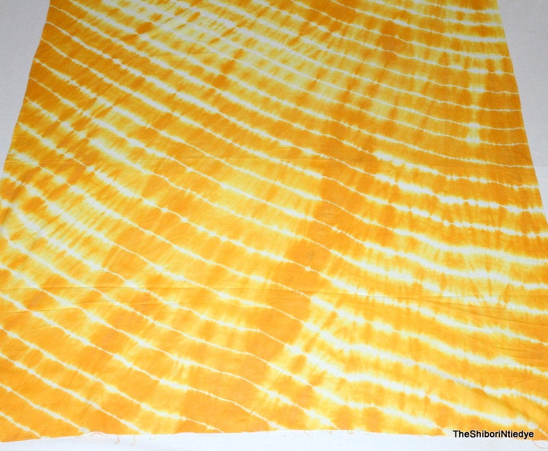 Fabric by the Yard Yellow Bandhani Fabric Light Weight Fabric | Etsy