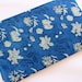Indigo Cotton Fabric Hand Dyed Indian Fabric, Blue Fabric Crafting ...