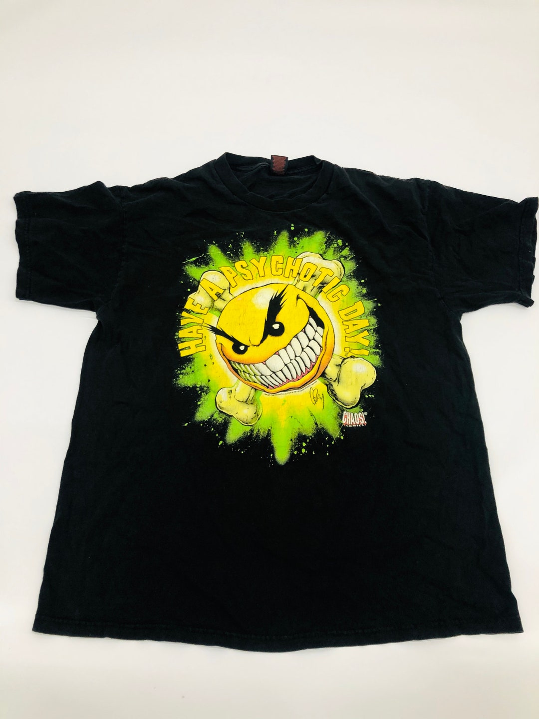 Vintage Smiley the Psychotic Button Have A Psychotic Day - Etsy