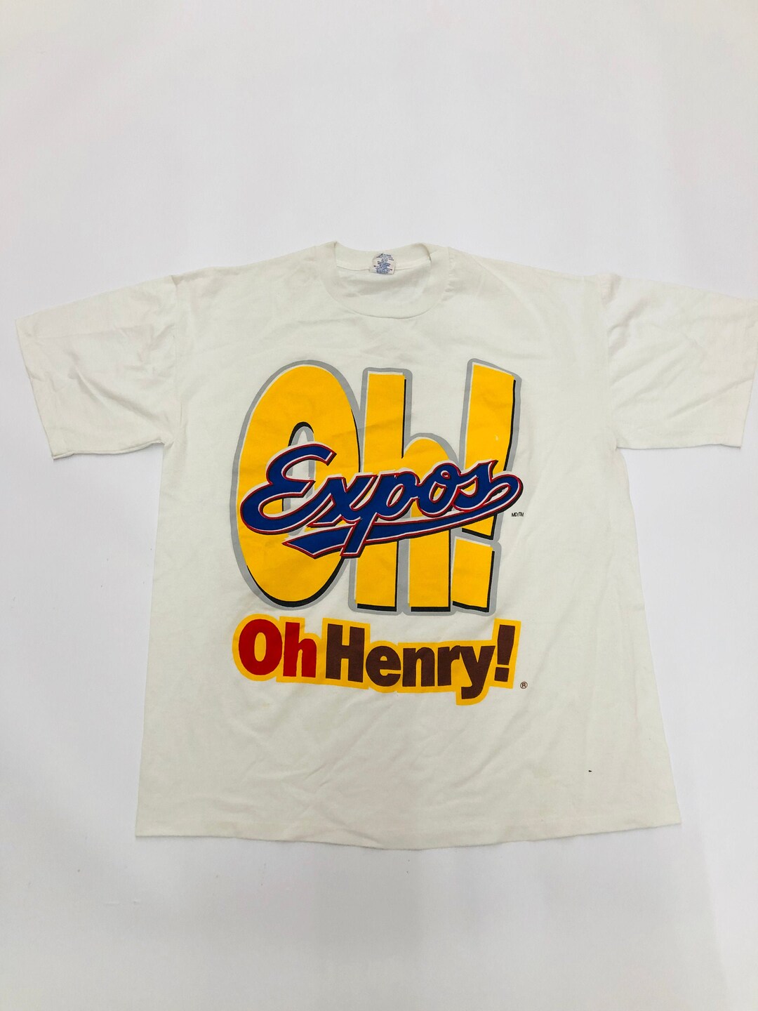 Vintage Montreal Expos Baseball MLB Oh Henry Graphic T-shirt - Etsy UK