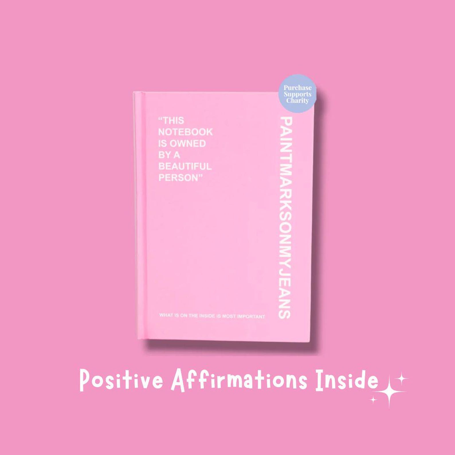 Pink Positive Affirmation's Notebook Gift Well-being Motivational - Etsy