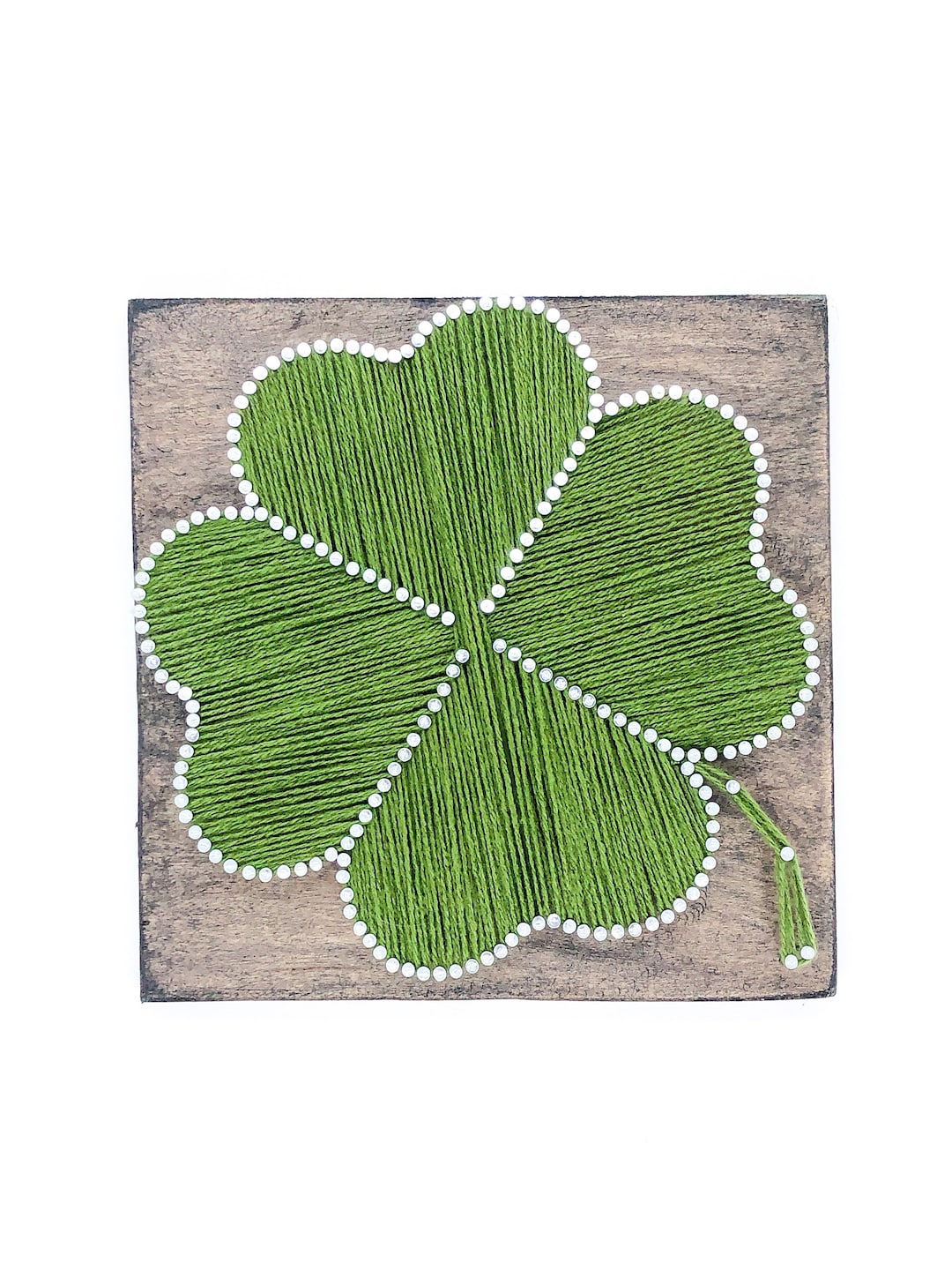 Luxury Boho String Art Shamrock, Four Leaf Clover St Patricks Day Sign ...