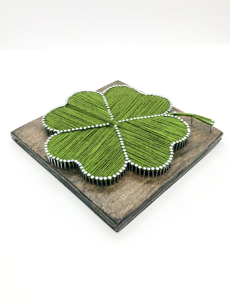 Luxury Boho String Art Shamrock, Four Leaf Clover St Patricks Day Sign ...