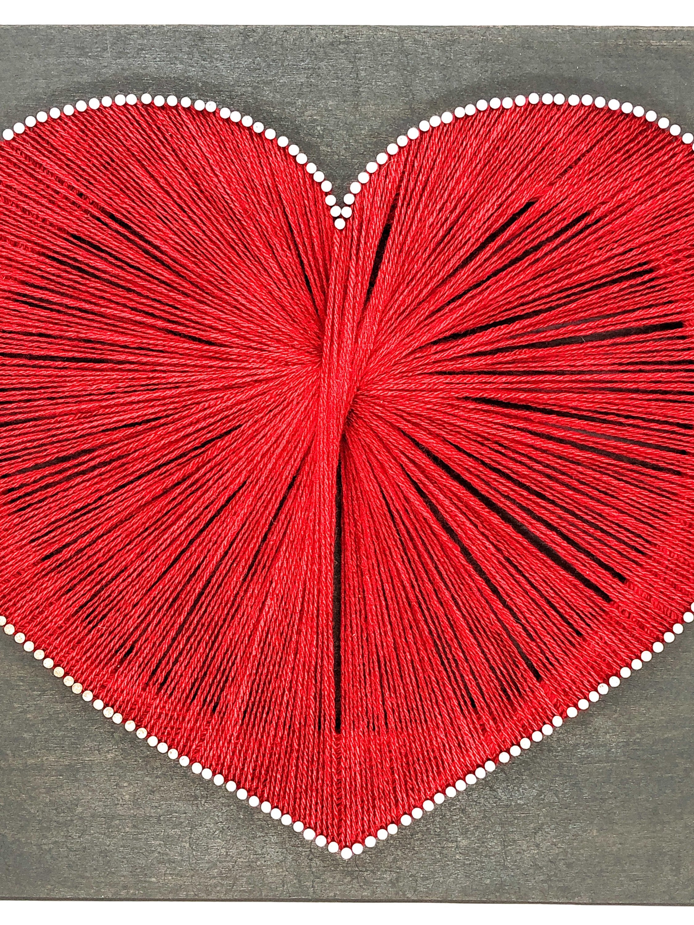 Luxury Boho String Art Heart, Wall Sculpture Gift for New Home Owners ...
